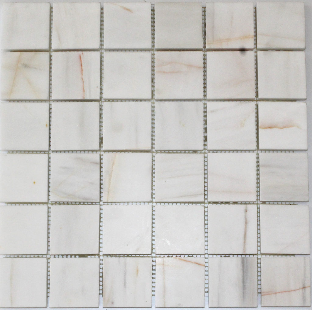 Dolomite Mix Marble Mosaic (Carrara) - Marble Expo