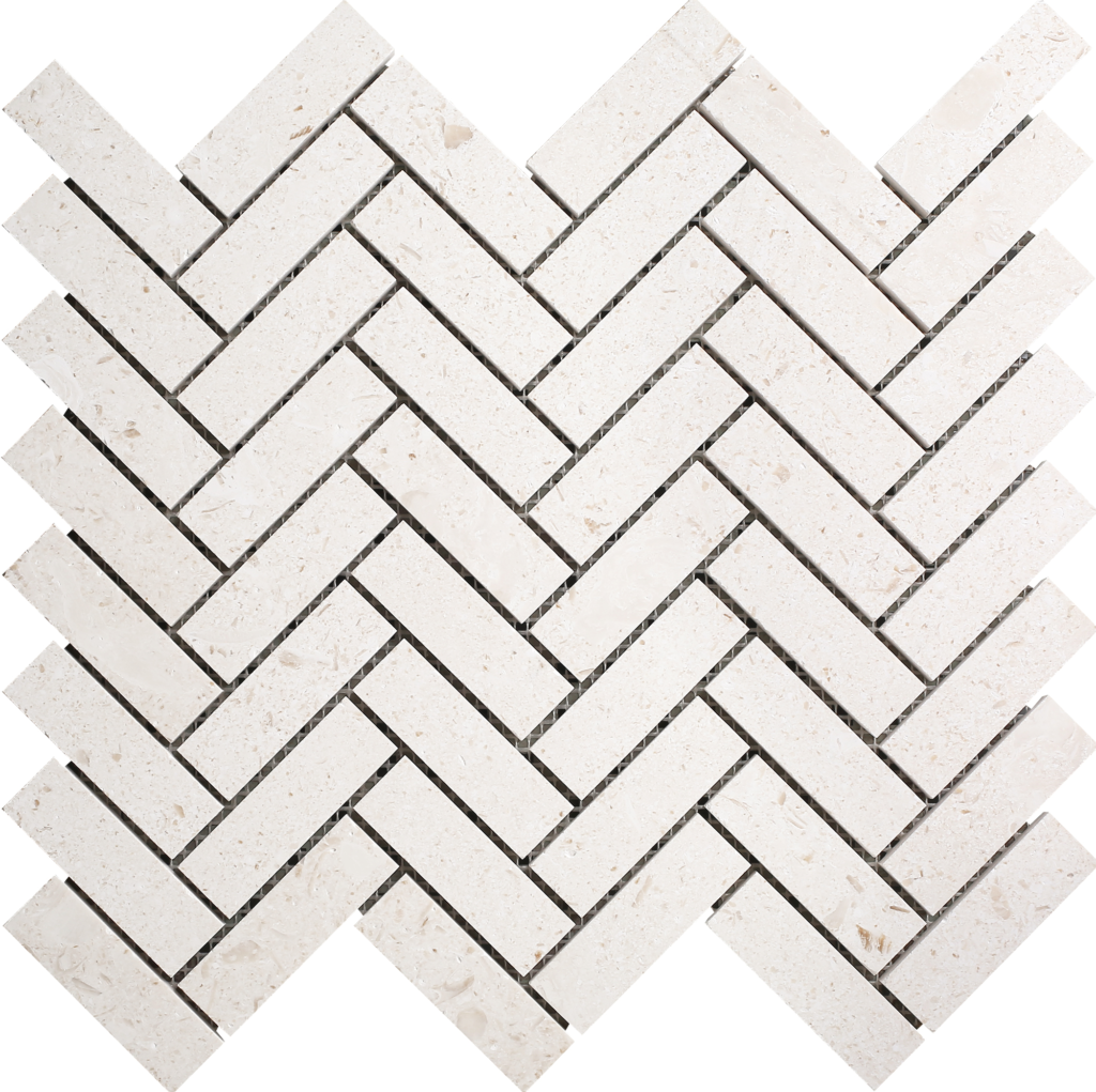Myra-Herringbone Shellstone Marble - Marble Expo