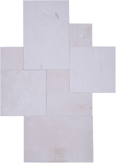 French Pattern Lymra Shell Stone Tumbled Pavers - Marble Expo